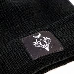 gothic alternative Beanie Mütze Birdskull Rabenschädel schwarz - Beet & Owl